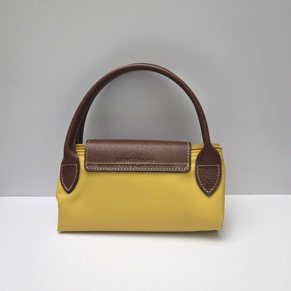 Longchamp | Bags | Longchamp Le Pliage Small Nylon Short Handles Tote ...